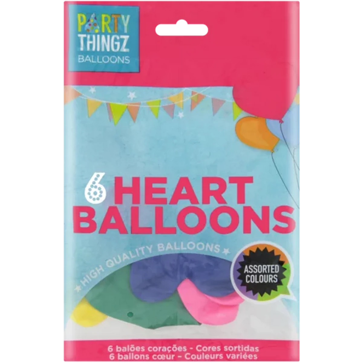 Checkers Sixty60 | Party Thingz Heart Balloons 6 Pack