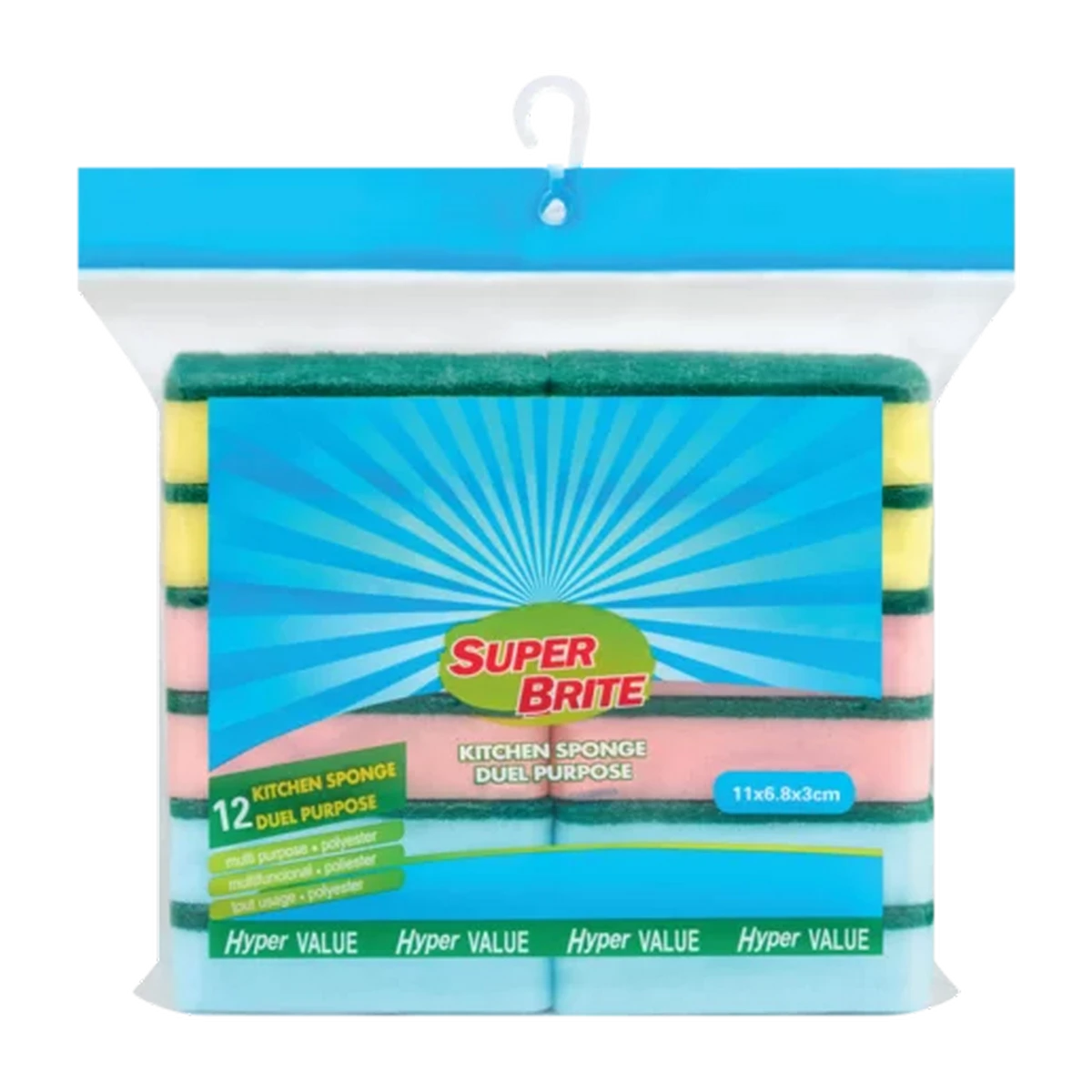Checkers Sixty60 | Super Brite Dual-Purpose Sponge 12 Pack