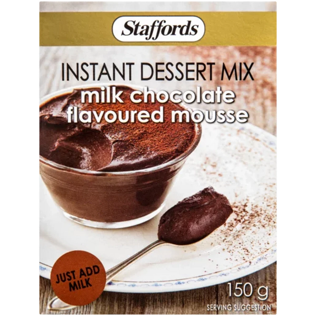 Checkers Sixty60 | Staffords Milk Chocolate Flavoured Mousse Instant ...