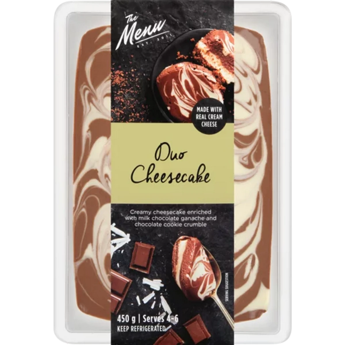 Checkers Sixty60 | The Menu Chocolate Duo Cheesecake 450g