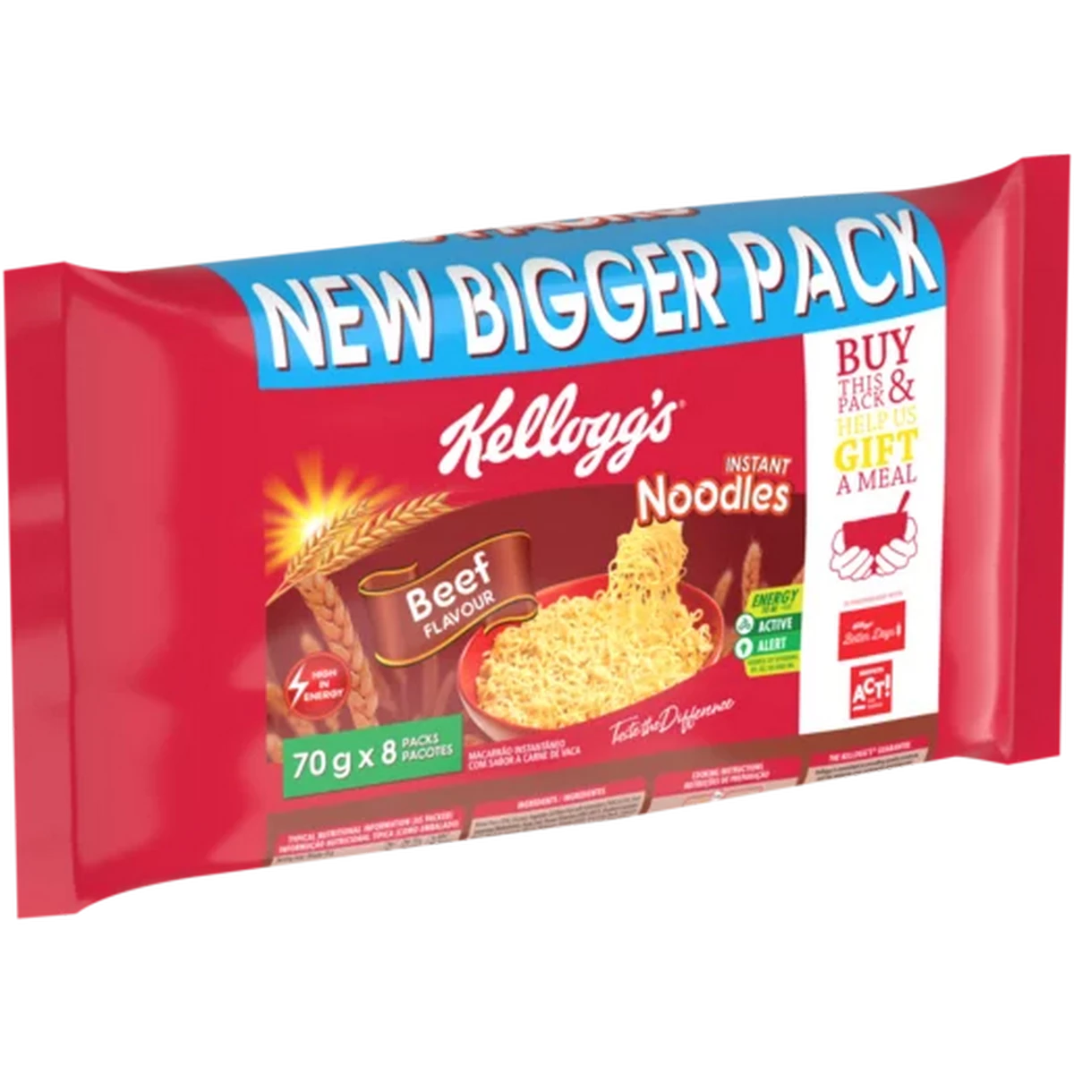 Checkers Sixty60 | Kellogg's Beef Flavoured Instant Noodles 8 x 70g