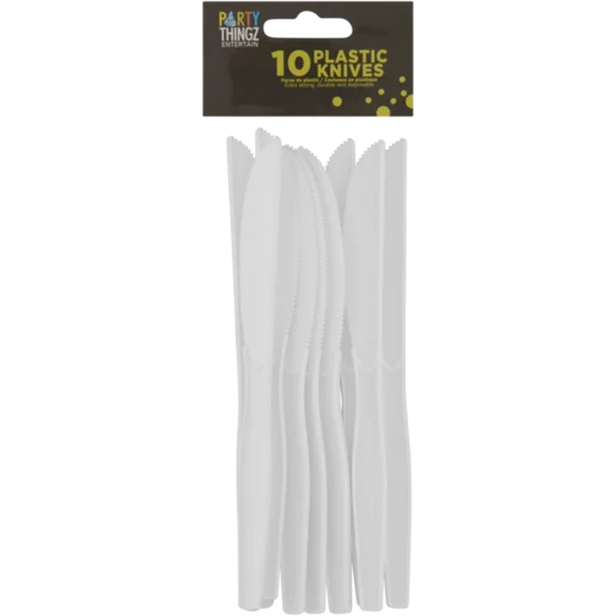 Checkers Sixty60 | Party Thingz White Plastic Knives 10 Pack