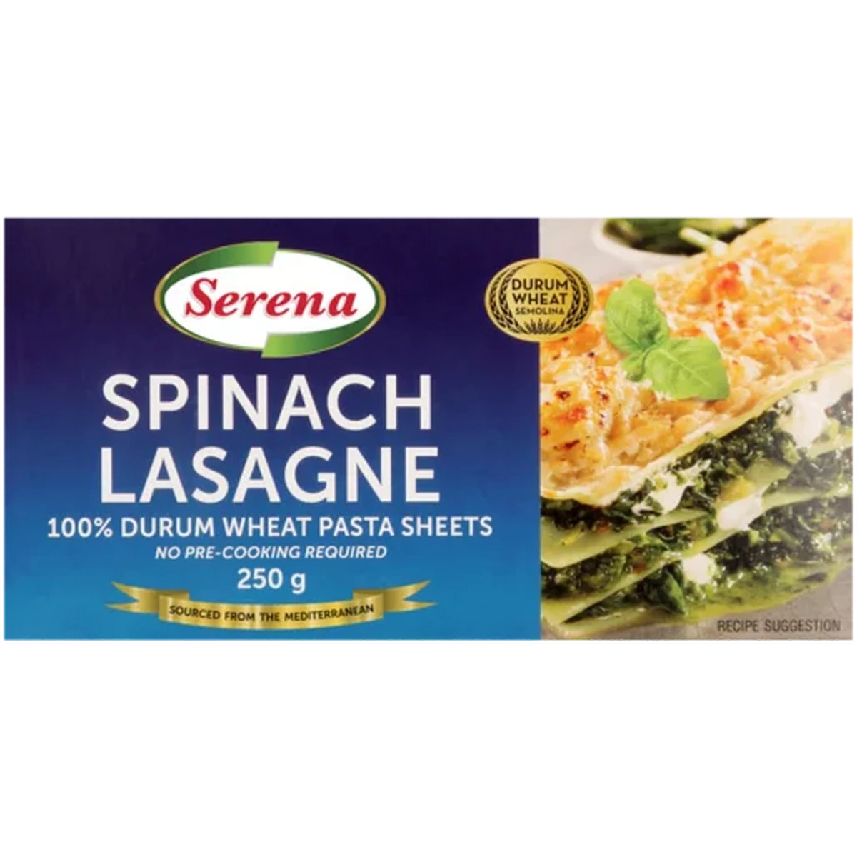 Checkers Sixty60 | Serena Spinach Lasagne Durum Wheat Pasta Sheets 250g