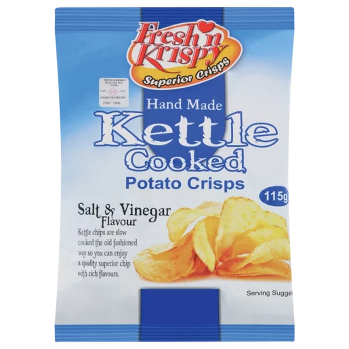 Checkers Sixty60 | Fresh 'n Krispy Salt & Vinegar Flavoured Kettle ...