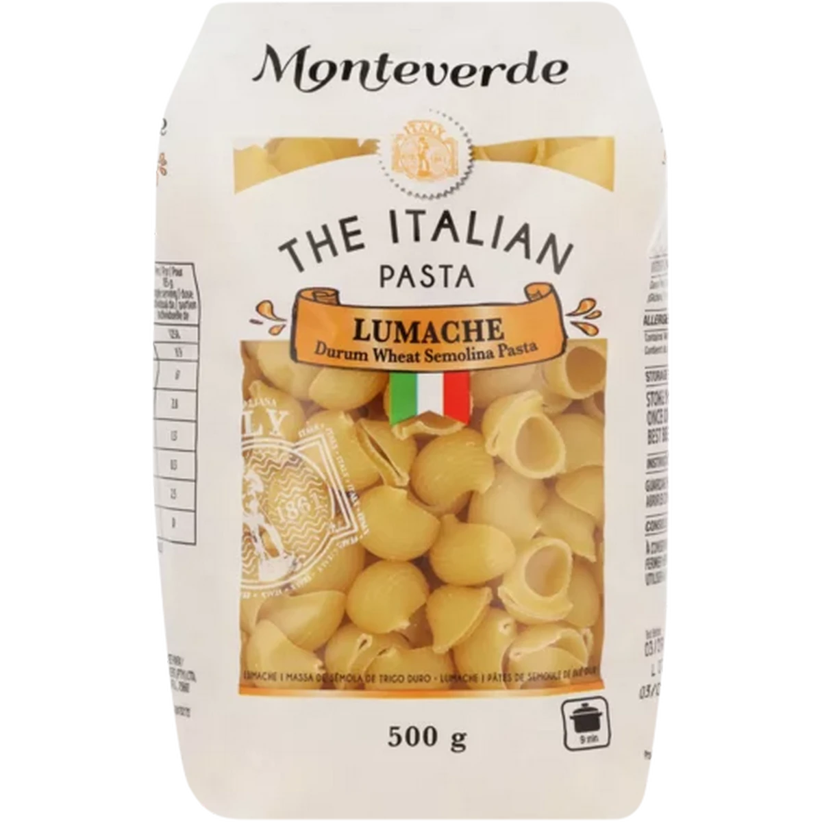 Checkers Sixty60 | Monteverde Lumache Durum Wheat Semolina Pasta 500g