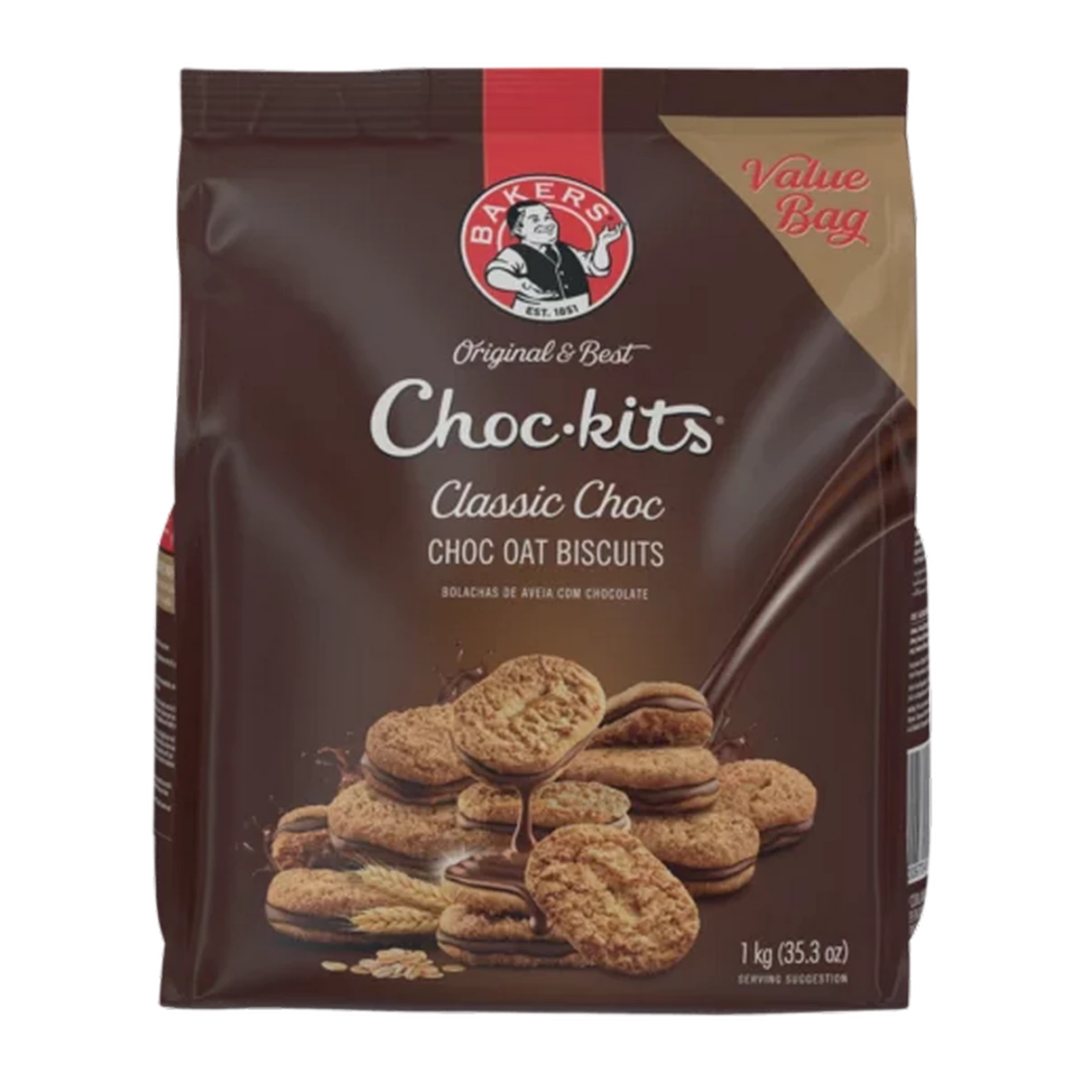 Checkers Sixty60 | Bakers Choc-kits Classic Chocolate Oat Biscuits 1kg