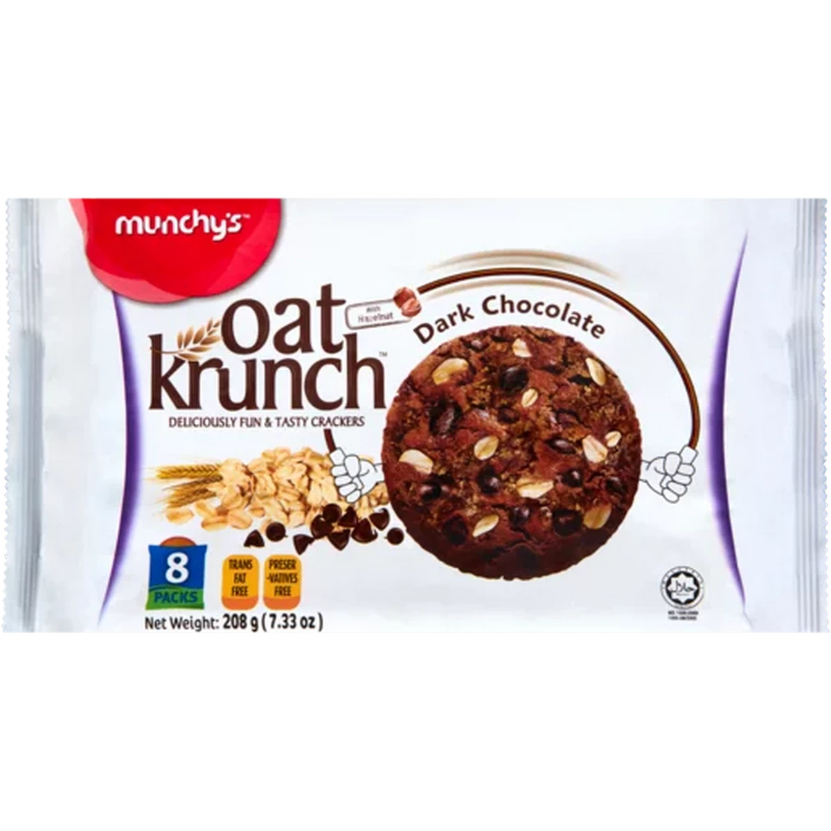 Checkers Sixty60 | Munchy's Dark Chocolate Oat Krunch Crackers 208g