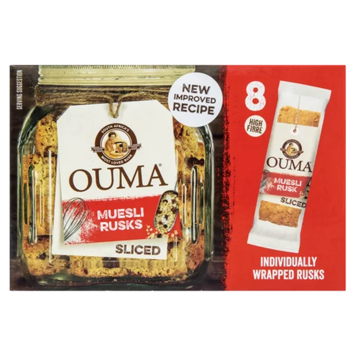 Checkers Sixty60 | Ouma Sliced Muesli Rusks 8 x 30g