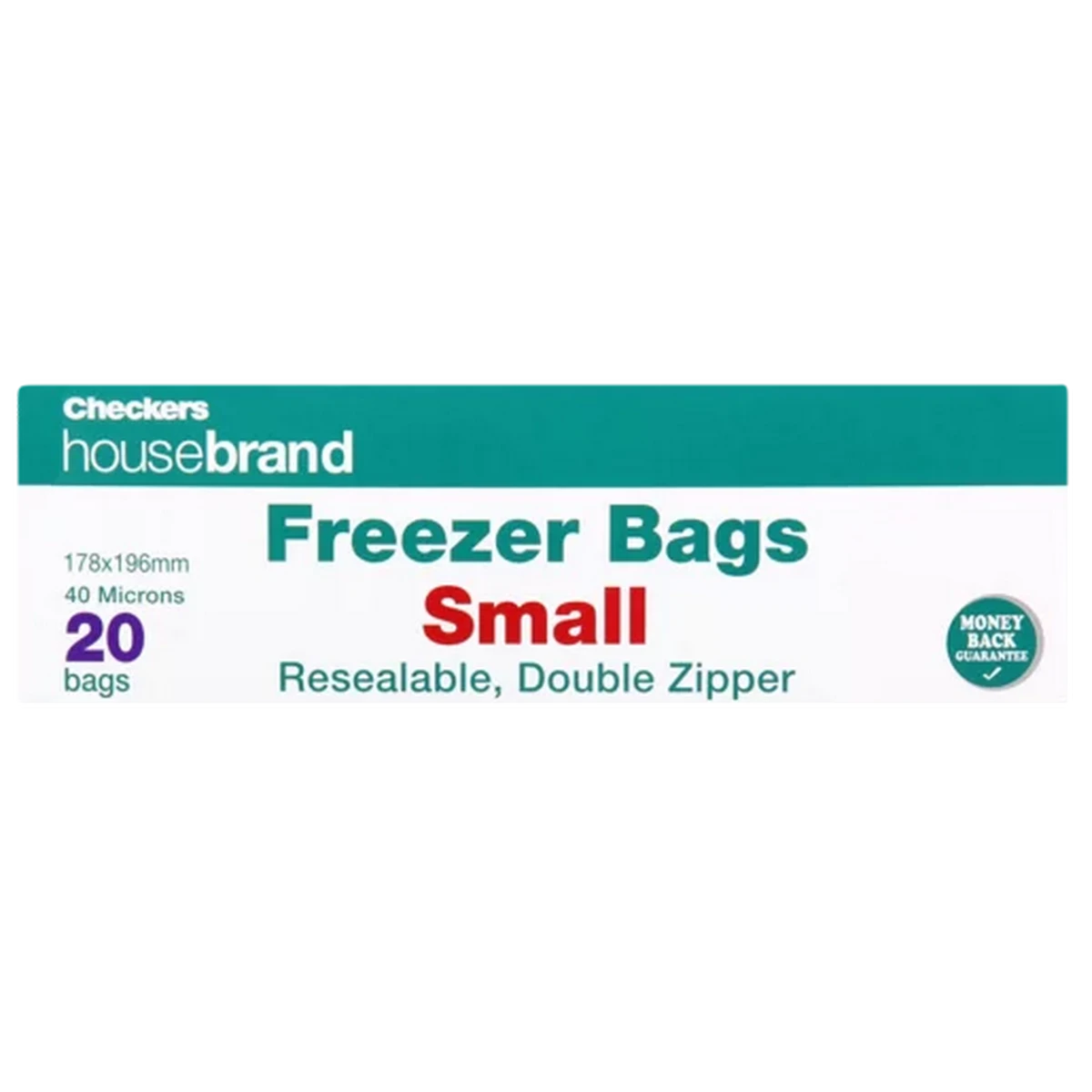 Checkers Sixty60 | Checkers Housebrand Small Freezer Bags 20 Pack