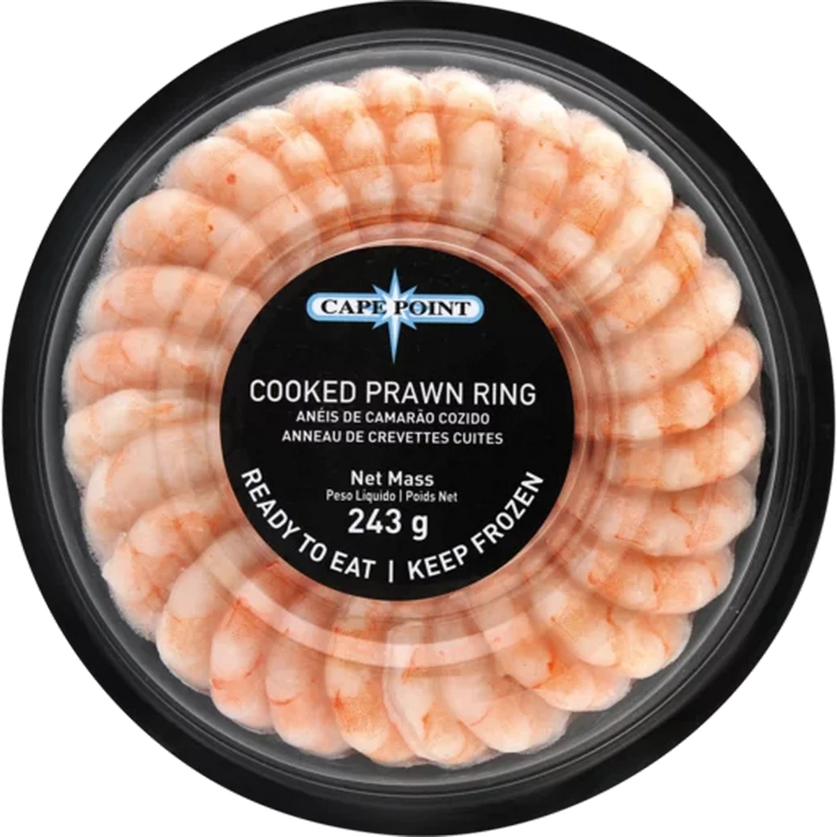 Checkers Sixty60 | Cape Point Frozen Cooked Prawn Ring 243g