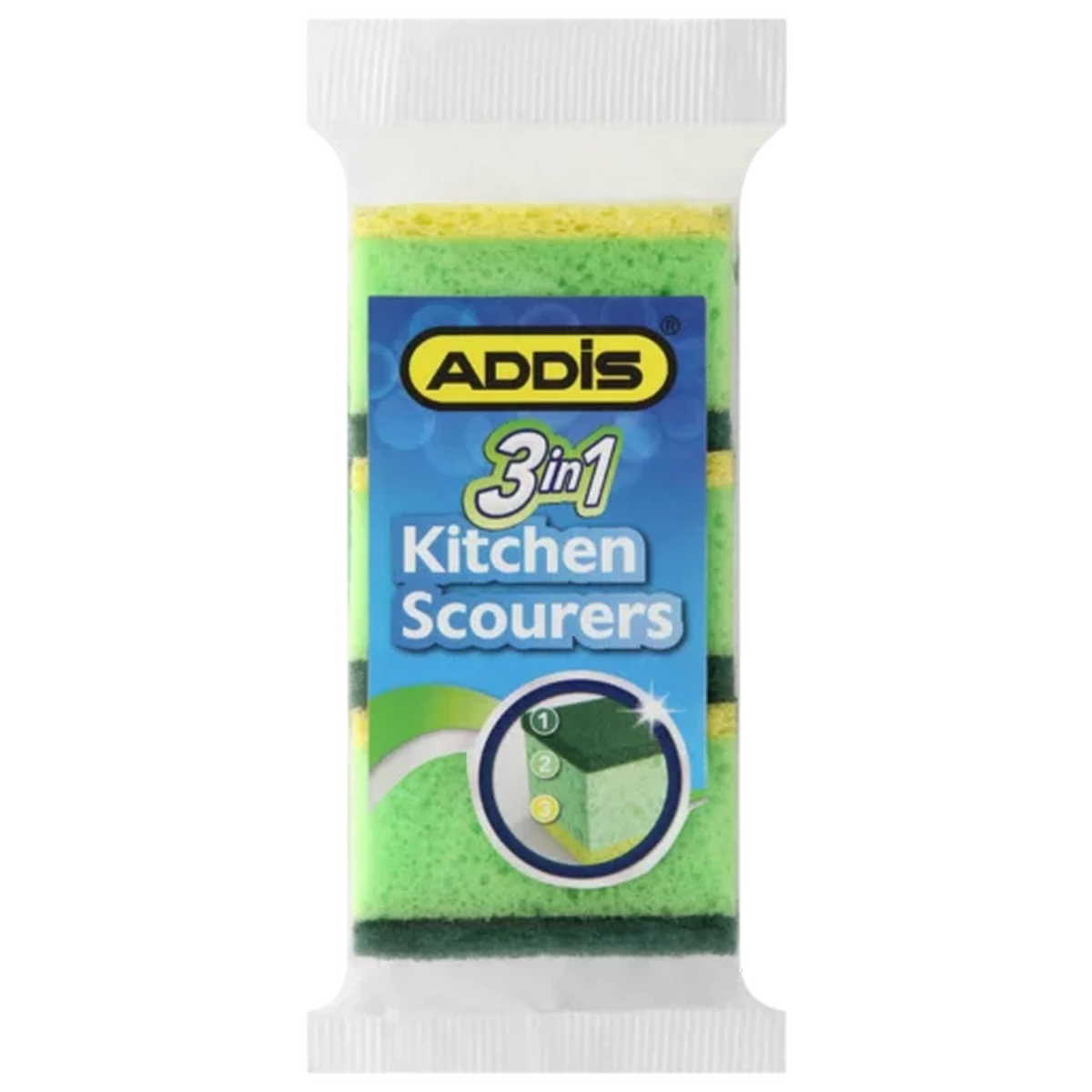 Checkers Sixty60 | ADDIS 3-In-1 Kitchen Scourers 3 Pack