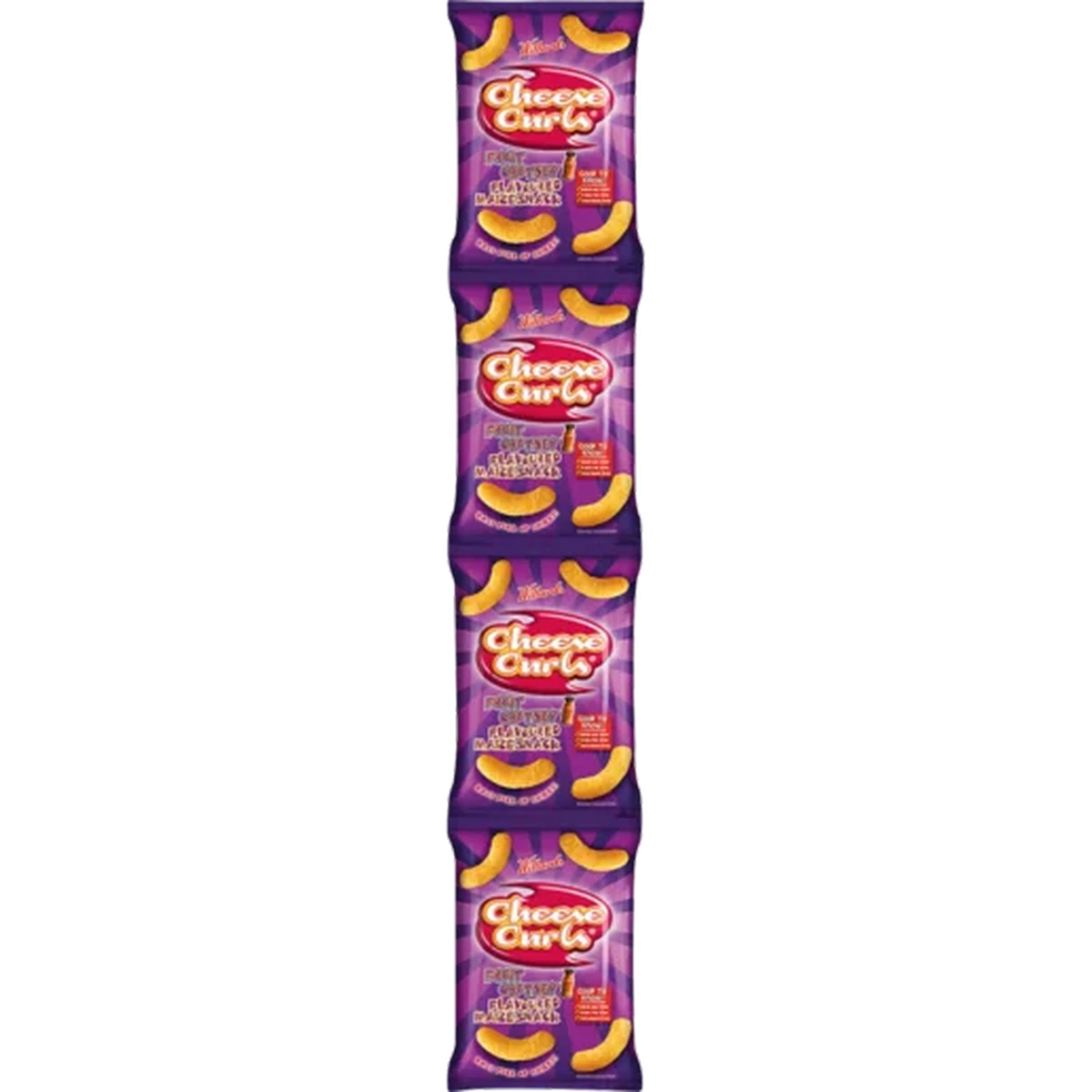 Checkers Sixty60 | Cheese Curls Fruit Chutney Flavoured Maize Snack 4 x 14g