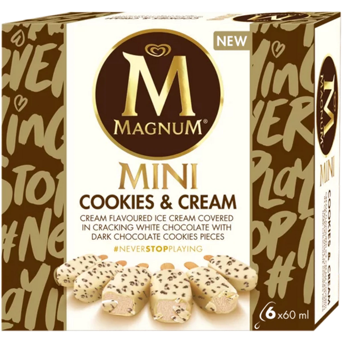 Checkers Sixty60 | Ola Magnum Mini Cookies & Cream Flavoured Ice Cream ...
