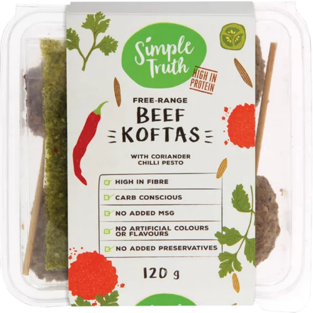 Checkers Sixty60 | Simple Truth Free Range Beef Koftas 120g