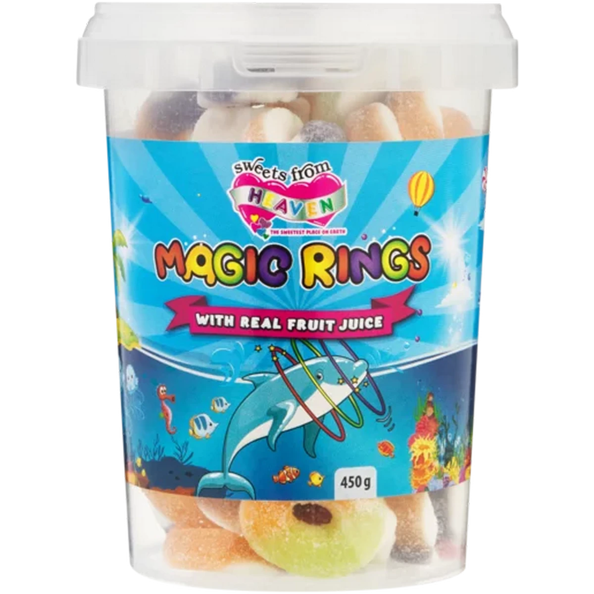 Checkers Sixty60 | Sweets From Heaven Magic Rings Tub 450g