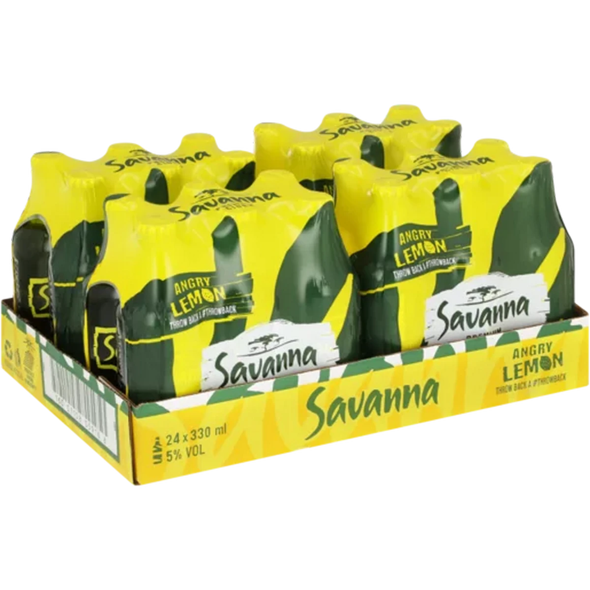 Checkers Sixty60 | Savanna Angry Lemon Premium Cider Bottles 24 x 330ml