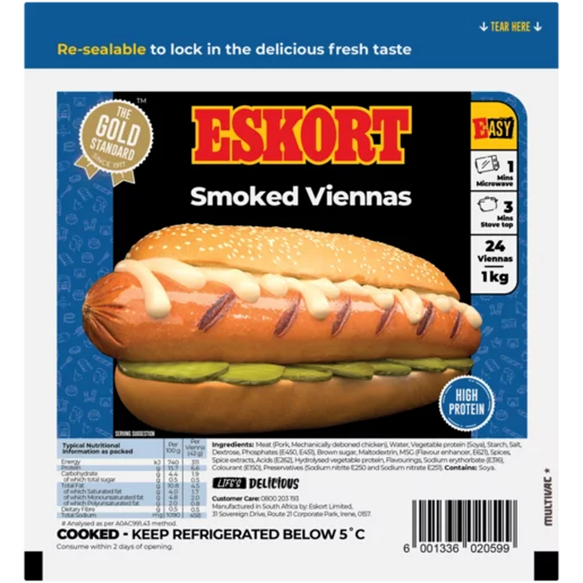 Checkers Sixty60 | Eskort Smoked Viennas 1kg