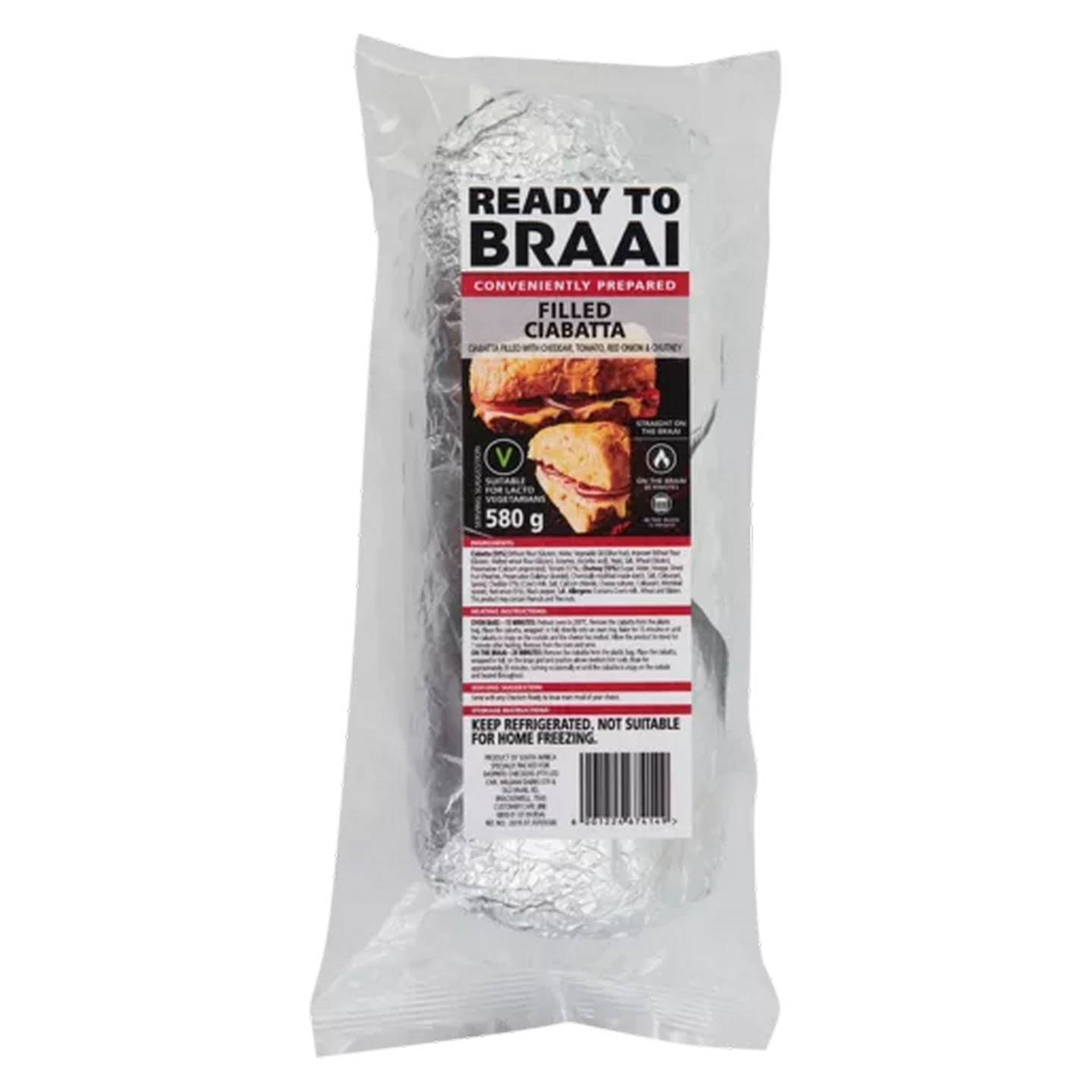 Checkers Sixty60 | Ready To Braai Filled Ciabatta 580g
