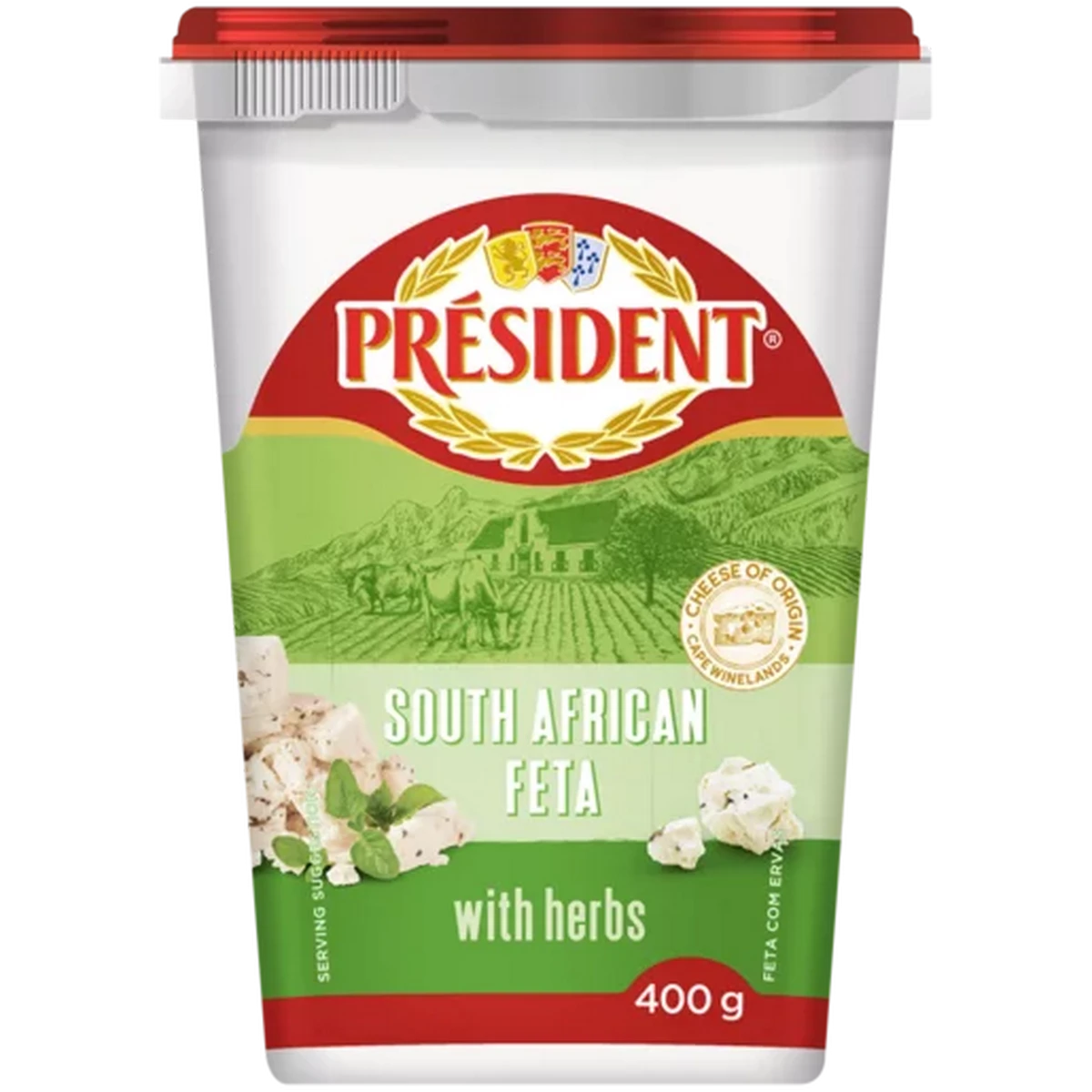 Checkers Sixty60 | Président Feta Cheese With Herbs 400g