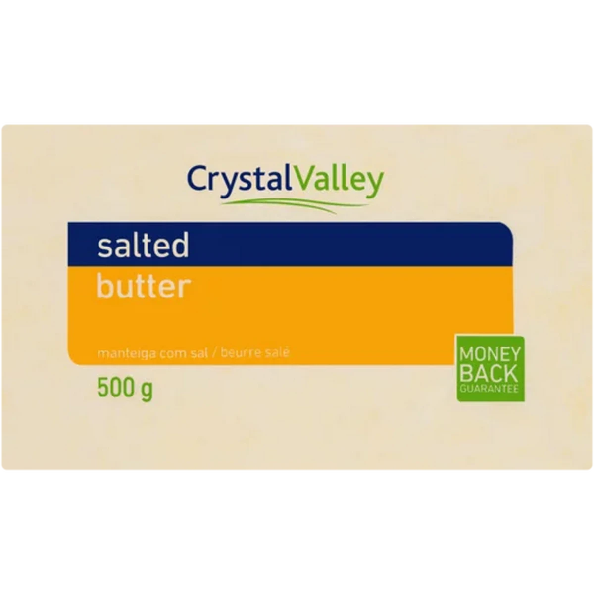 Checkers Sixty60 | Crystal Valley Salted Butter Brick 500g