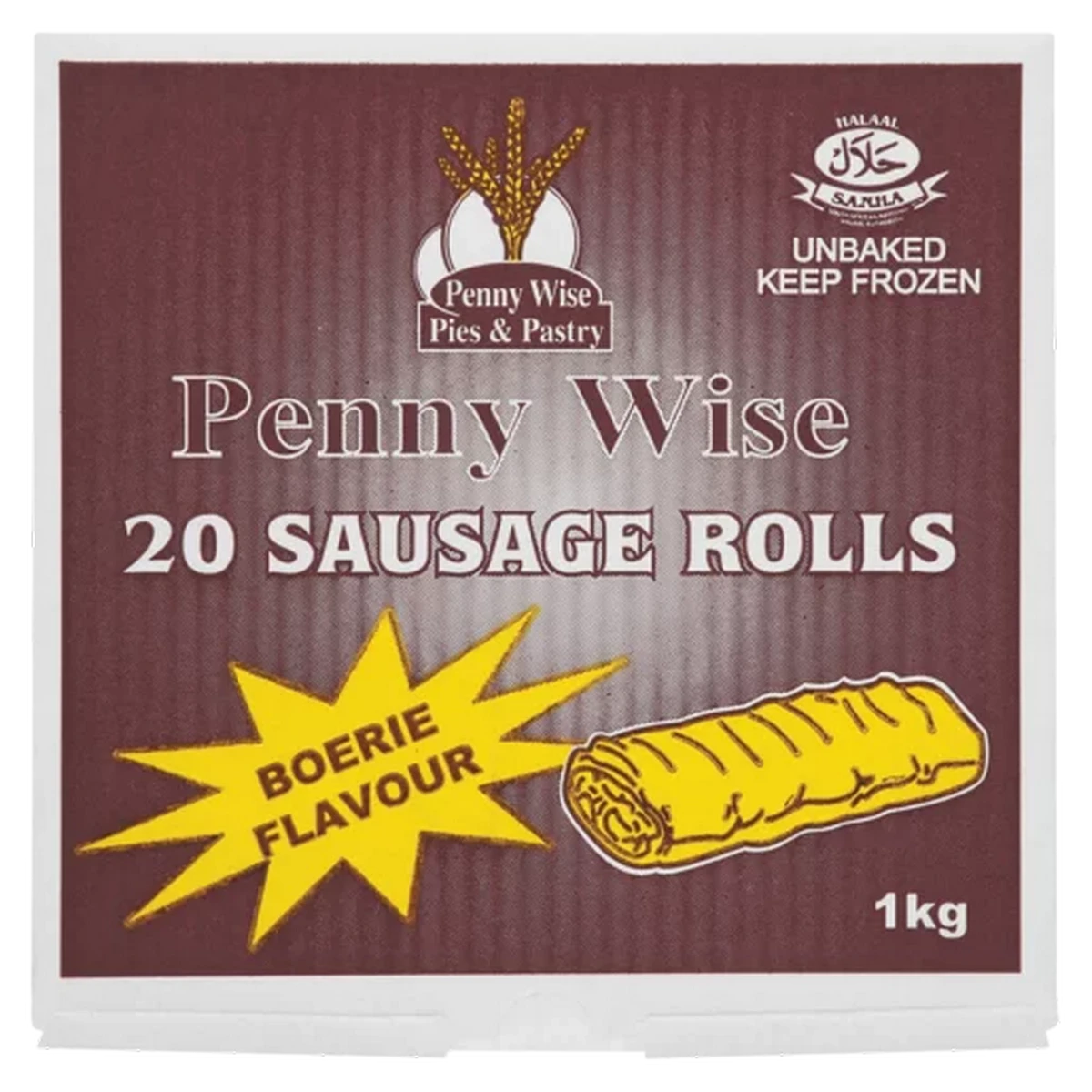 Checkers Sixty60 | Penny Wise Boerie Flavoured Sausage Rolls 20 Pack