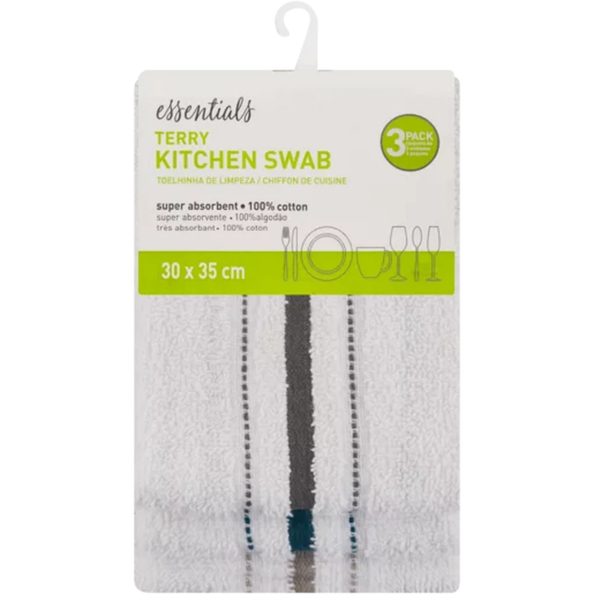 Checkers Sixty60 | Essentials Terry Kitchen Swab 3 Pack