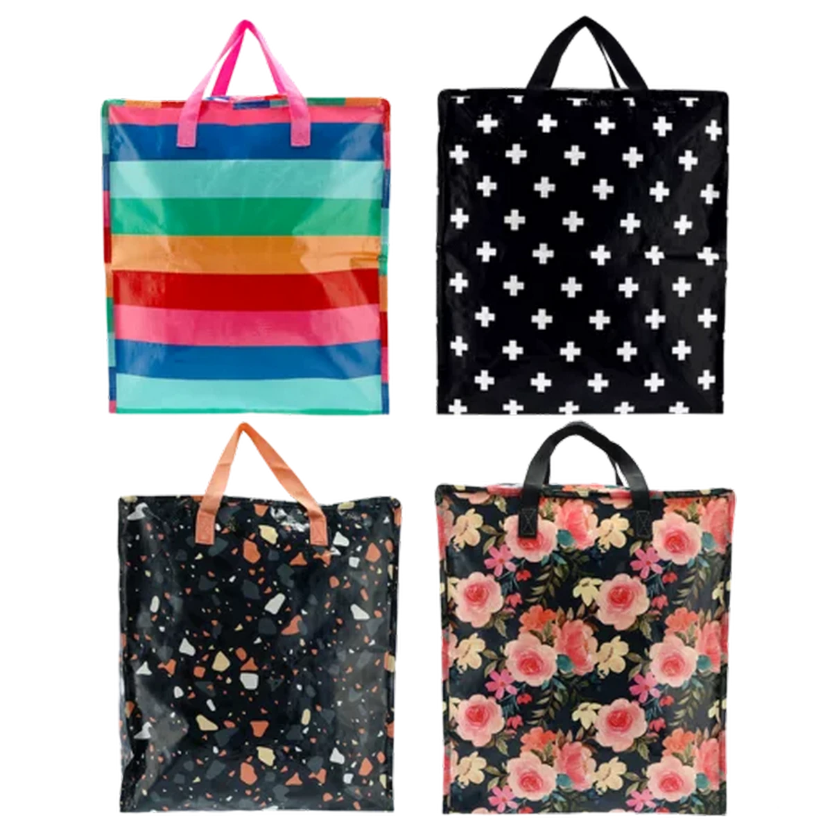 Checkers Sixty60 | Top Zip Prints Shopping Bag 39cm (Design May Vary)
