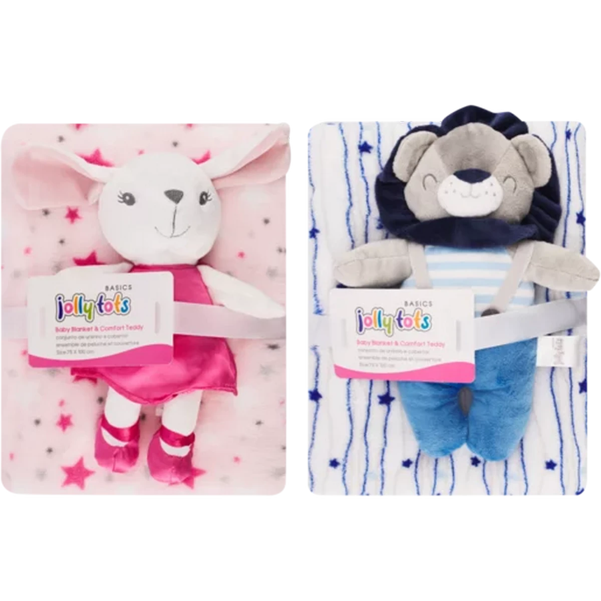 Checkers Sixty60 | Jolly Tots Basics Blanket & Comfort Teddy 2 Piece ...