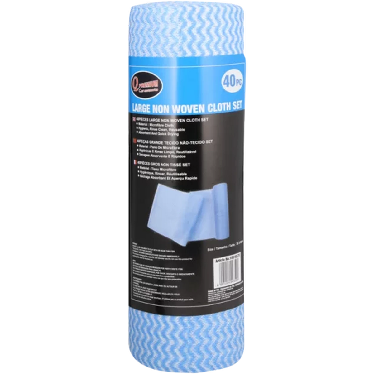Checkers Sixty60 | Q Premium Large Non-Woven Cloth Set Blue 40 Piece