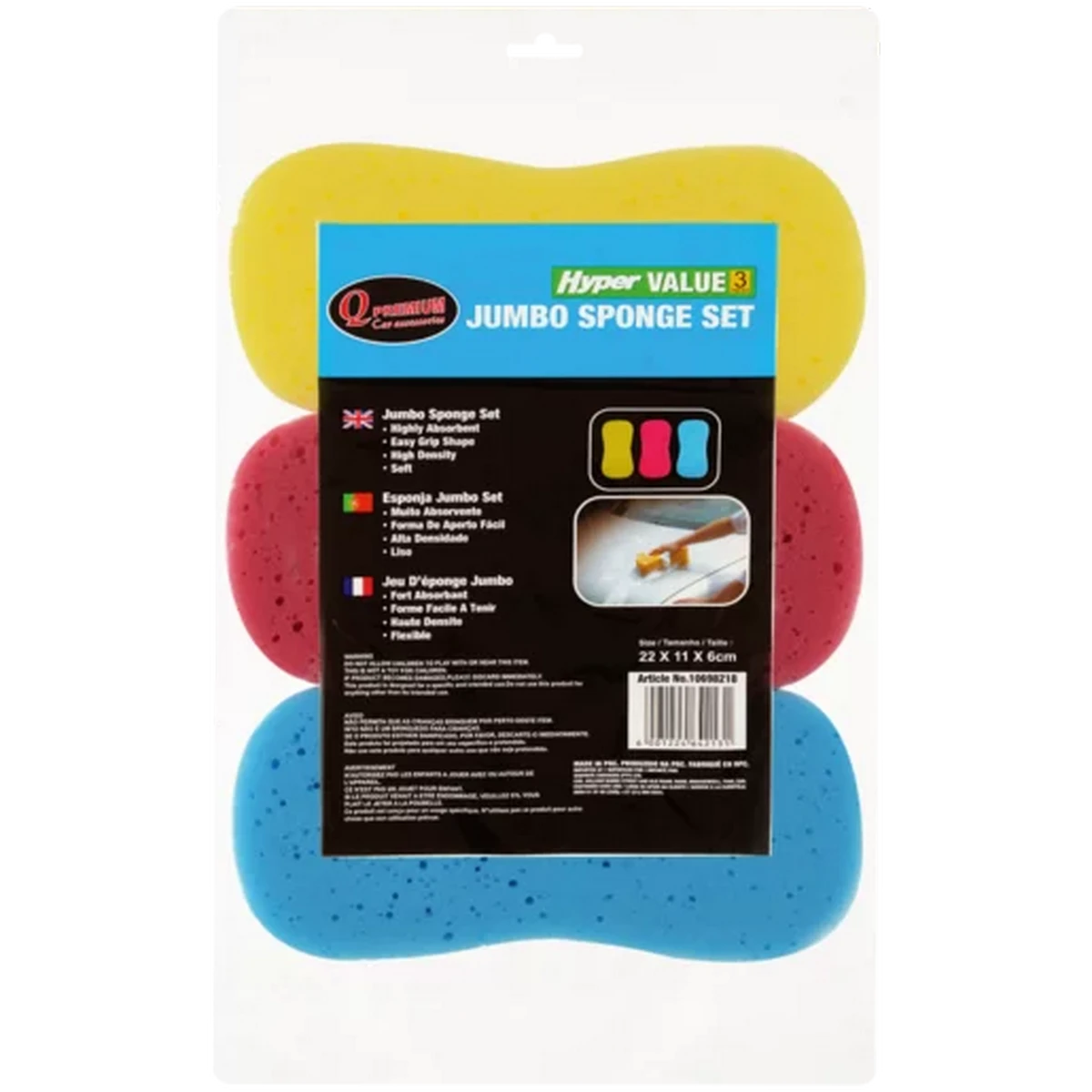 Checkers Sixty60 | Q Premium Jumbo Sponge Set 3 Piece