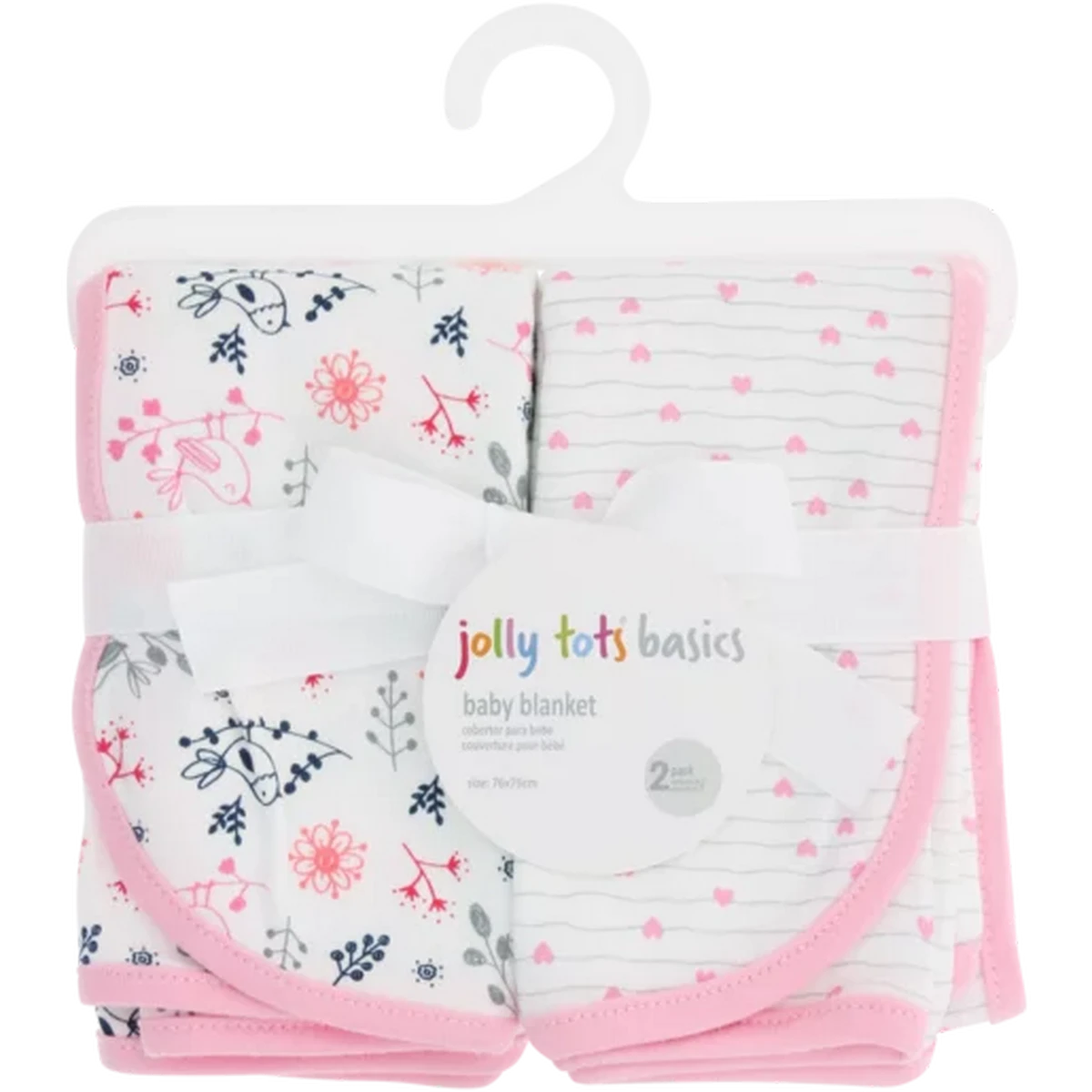 Checkers Sixty60 | Jolly Tots Basic Receiver Blankets 2 Pack