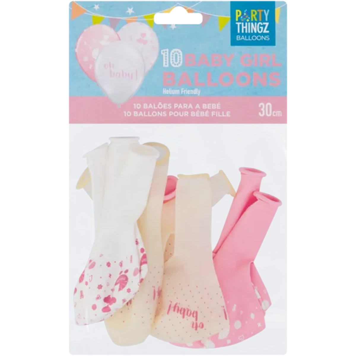 Checkers Sixty60 | Party Thingz Baby Girl Balloons 10 Pack (Design May ...