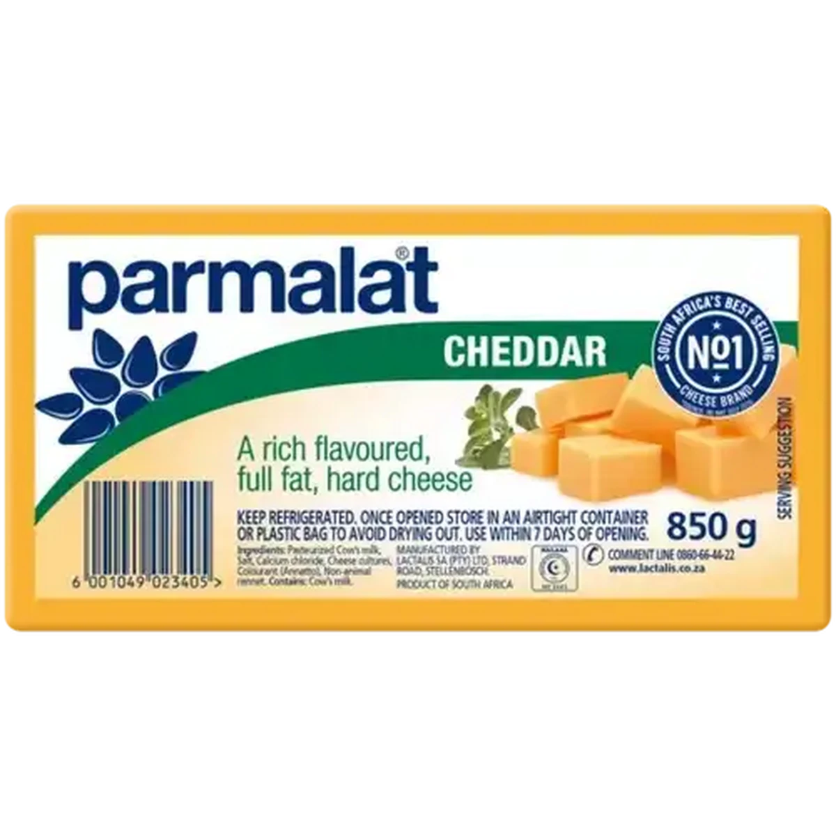 Checkers Sixty60 | Parmalat Cheddar Cheese Pack 850g