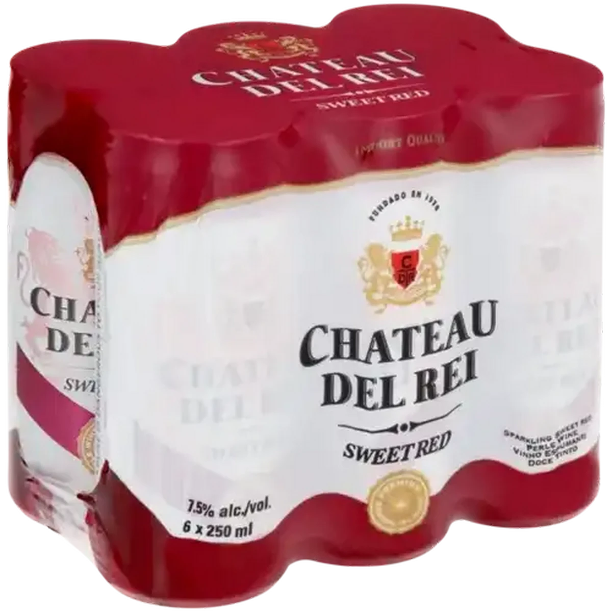 Checkers Sixty60 | Chateau Del Rei Sparkling Sweet Red Cans 6 x 250ml
