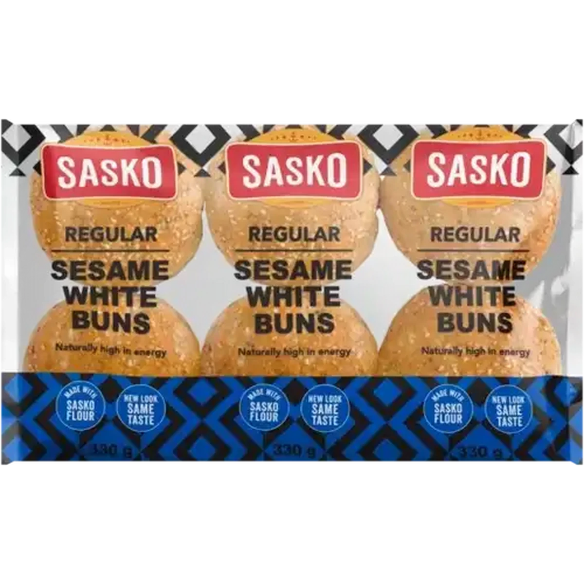 Checkers Sixty60 | SASKO Regular Sesame White Buns 6 Pack