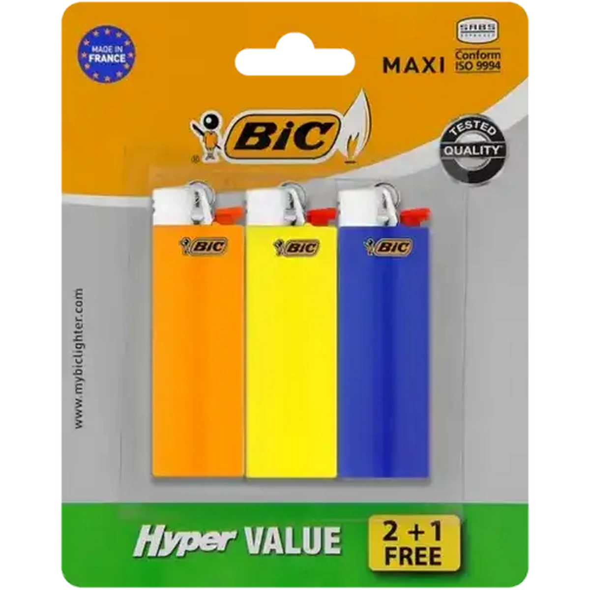 Checkers Sixty60 | BIC J6 Maxi Pocket Lighter 3 Pack