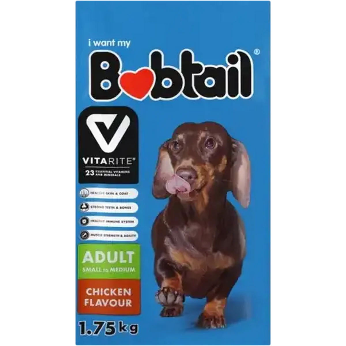 Checkers Sixty60 | Bobtail Chicken Flavoured Small Adult Dog Food 1.75kg