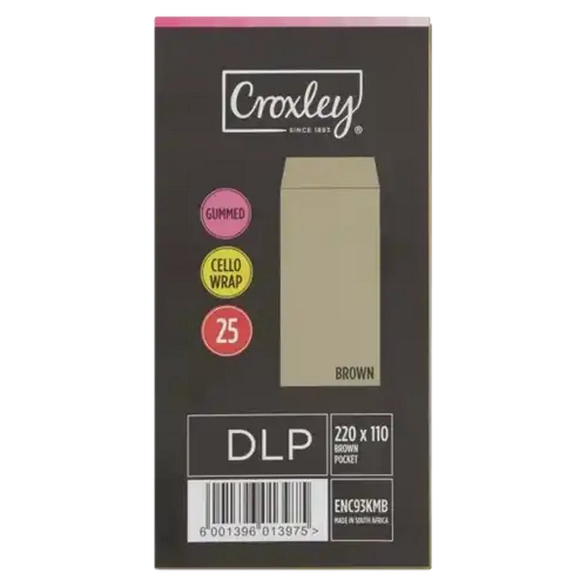 Checkers Sixty60 | Croxley DLP Brown Pocket Envelopes 25 Pack