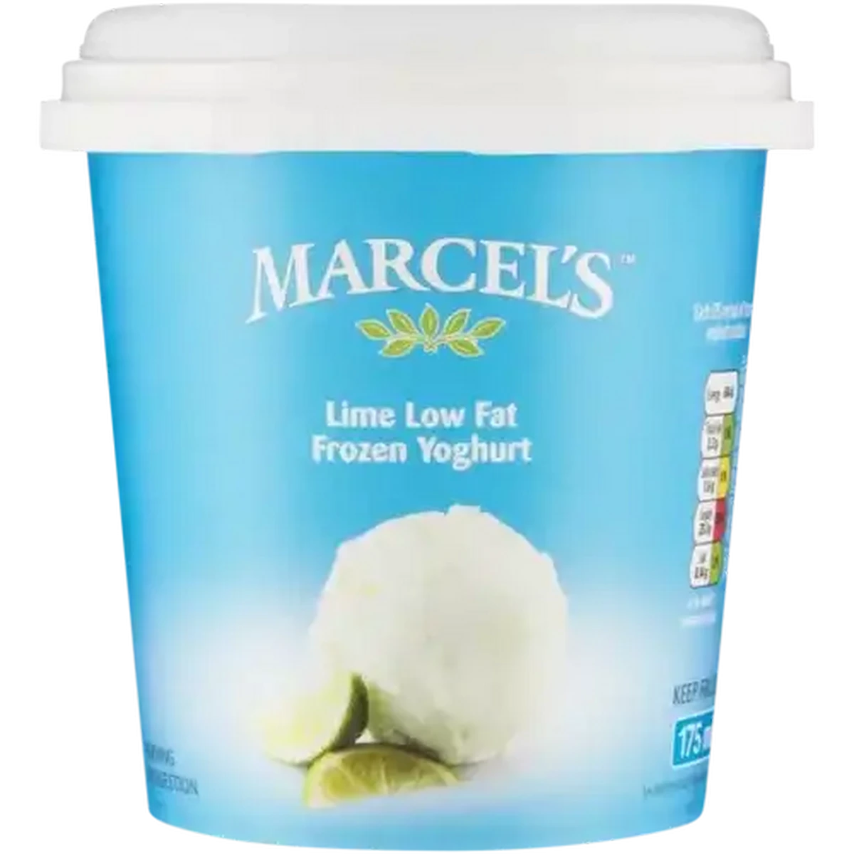 Checkers Sixty60 | Marcel's Lime Flavoured Low Fat Frozen Yoghurt Tub 175ml