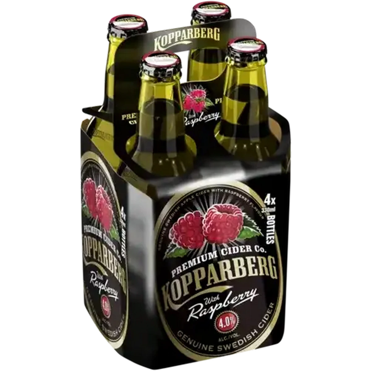 Checkers Sixty60 | Kopparberg Raspberry Flavoured Cider Bottles 4 x 330ml