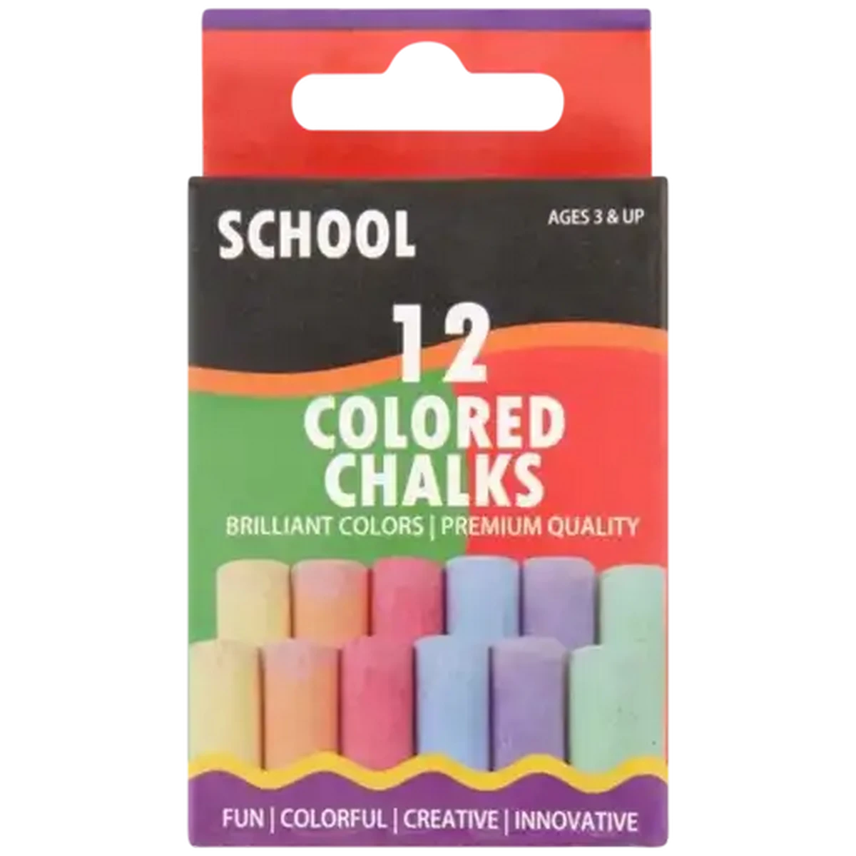 Checkers Sixty60 | School Multicoloured Chalk 12 Pack