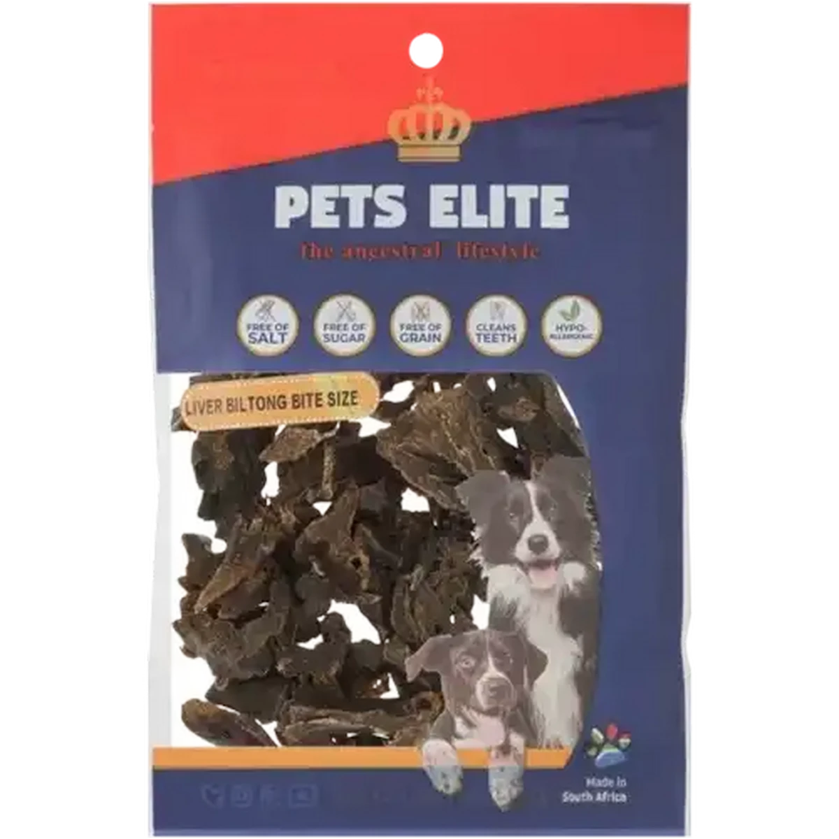 Checkers Sixty60 | Pets Elite Bites Size Liver Biltong Dog Treat 100g