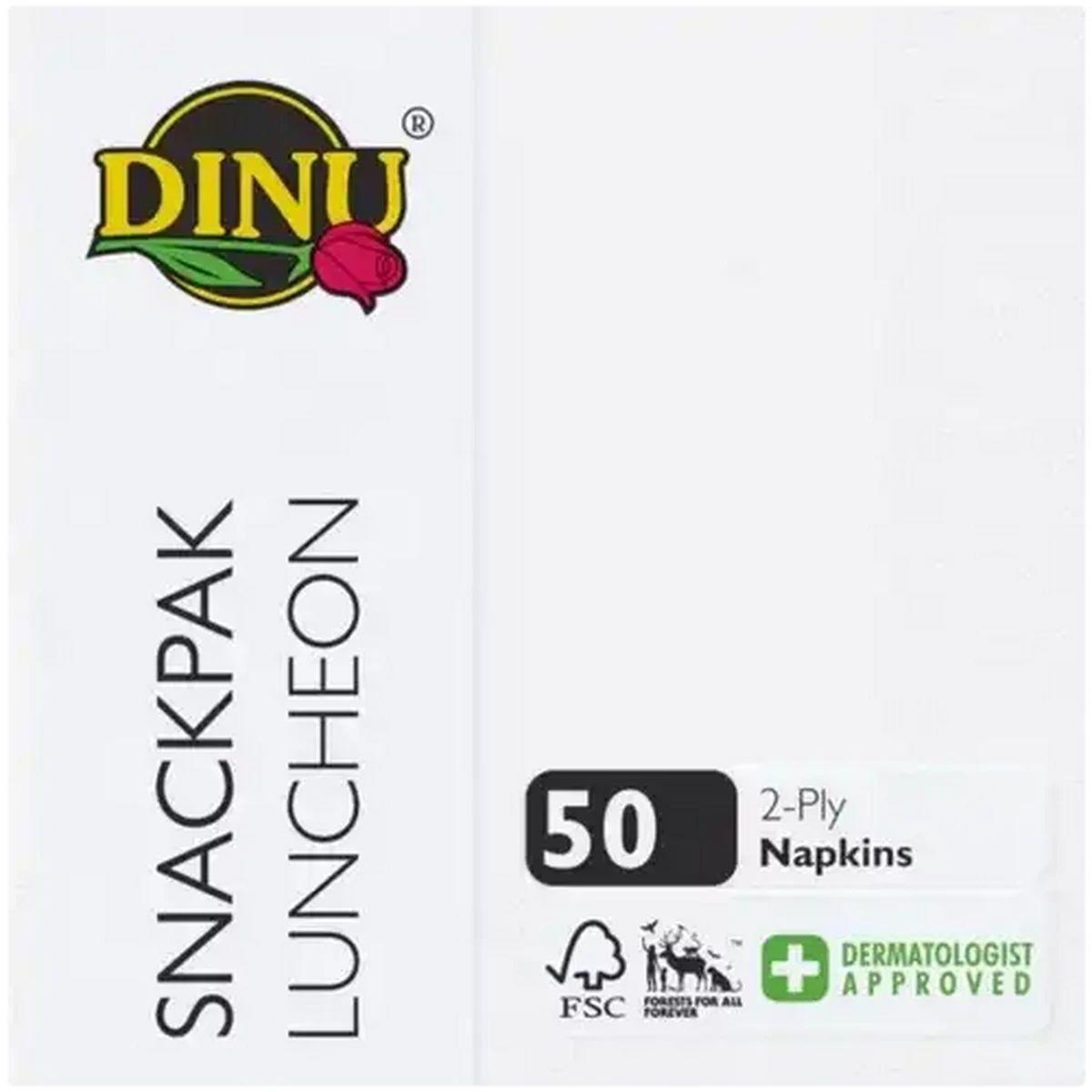 Checkers Sixty60 | Dinu White Serviettes 33 x 33cm 50 Pack