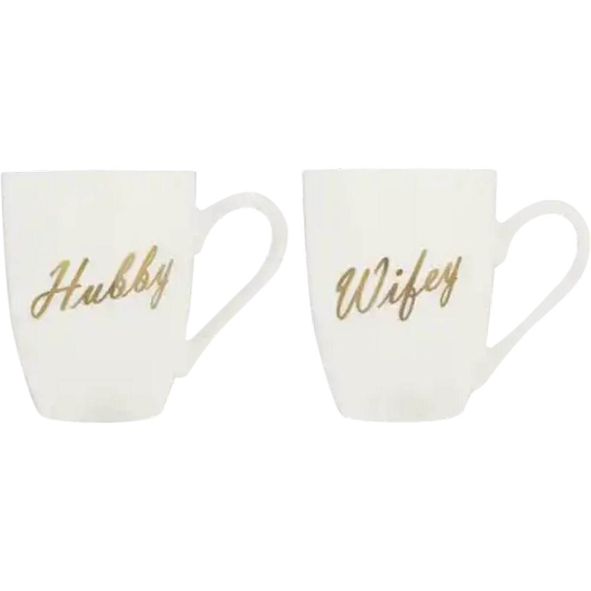 Checkers Sixty60 | Assorted White Hubby or Wifey Coffee Mug (Type May Vary)