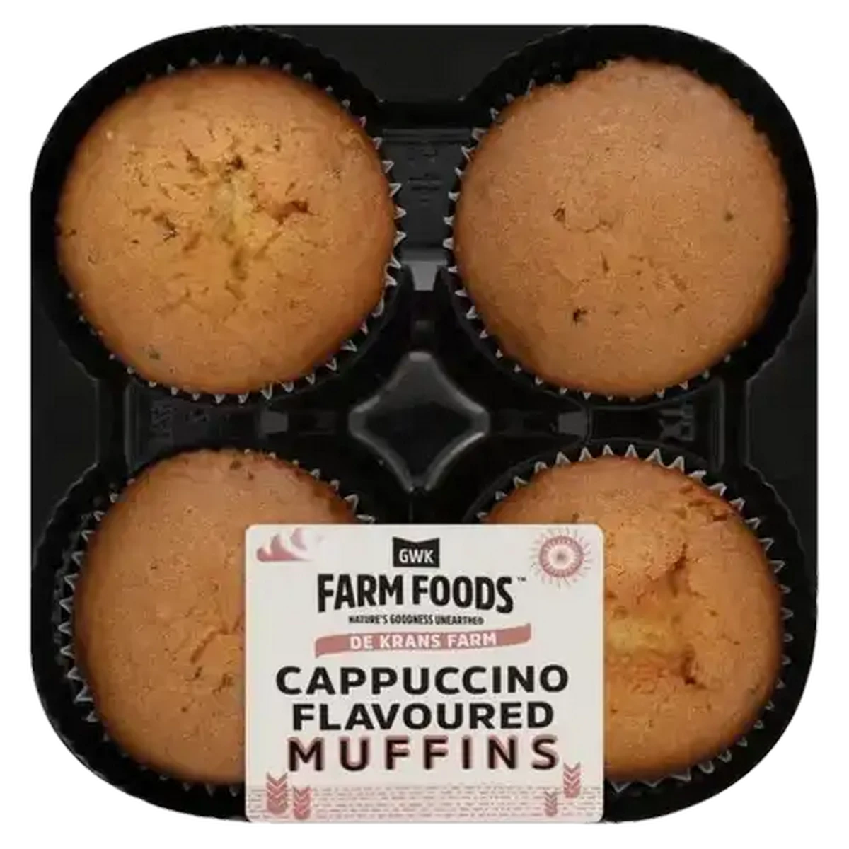 Checkers Sixty60 | GWK Farm Foods Cappuccino Flavoured Muffins 4 Pack