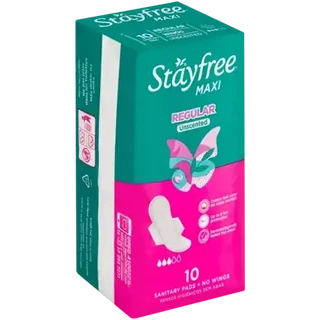 Checkers Sixty60 | Stayfree Unscented Regular Maxi Pads 10 Pack
