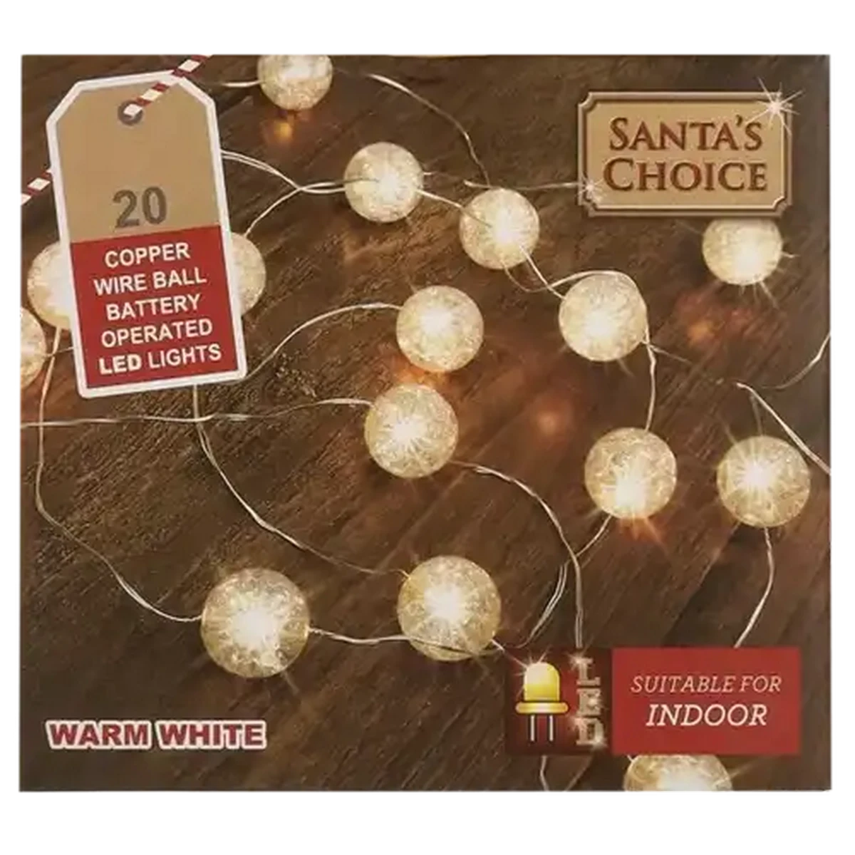 Checkers Sixty60 | Santa's Choice Copper Ball Battery Operated LED ...