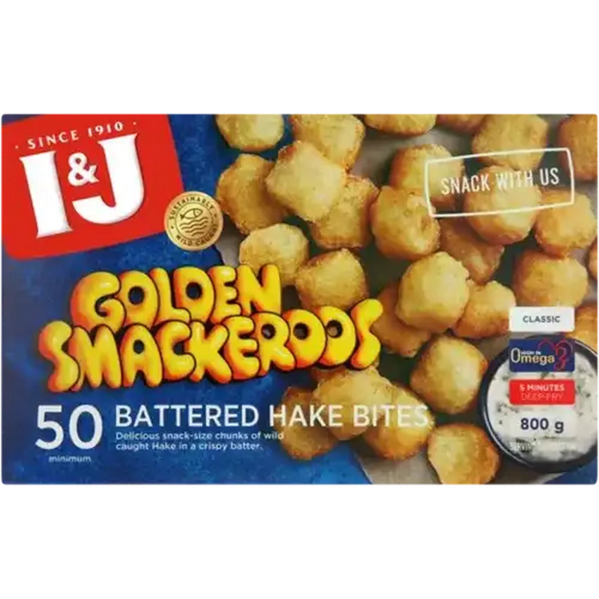 Checkers Sixty60 | I&J Frozen Classic Golden Smackeroos 800g