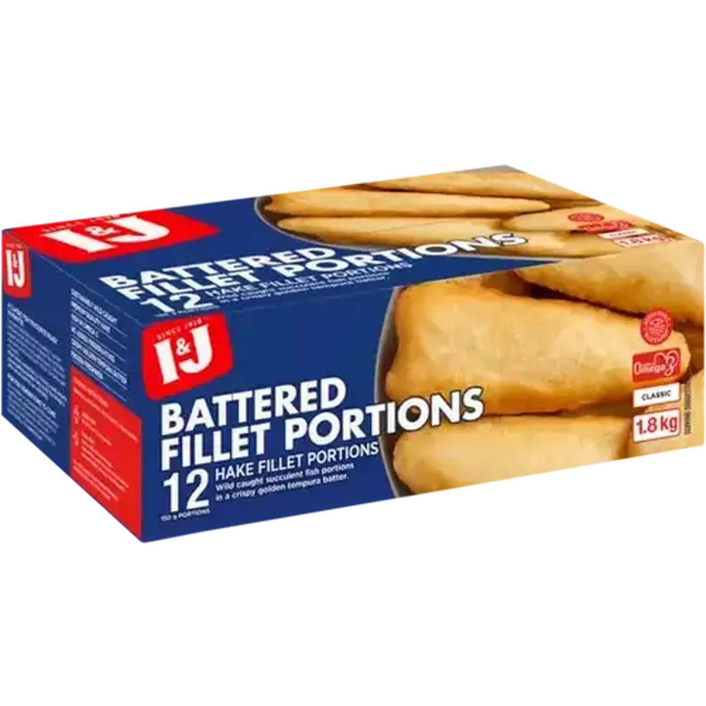 Checkers Sixty60 | I&J Frozen Battered Hake Fillet Portions 1.8kg