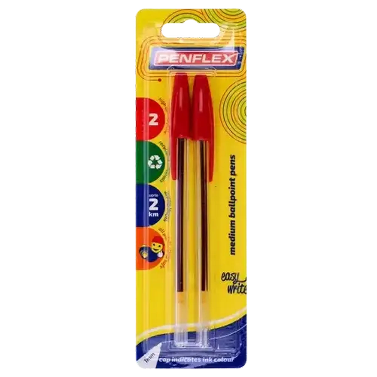 Checkers Sixty60 | Penflex Red Ballpoint Pen 2 Pack 1mm